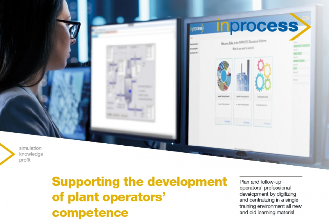Supporting the development of plant operators’ competence - Inprocess