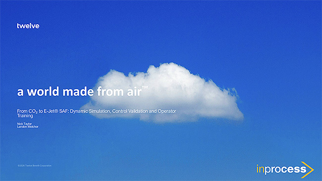 From CO₂ to E-Jet® SAF: Dynamic Simulation, Control Validation and ...
