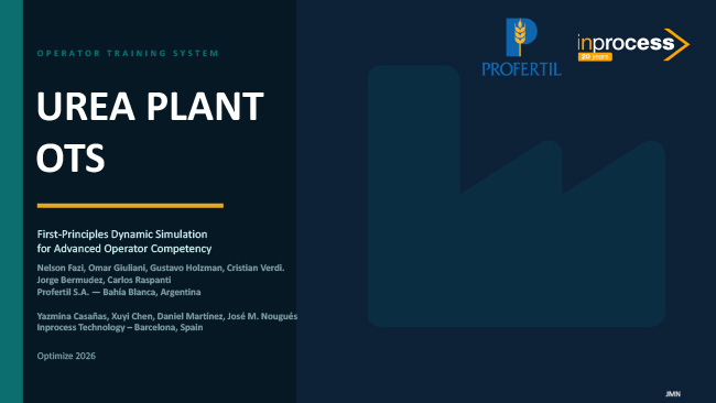 Urea Plant OTS: First-Principles Dynamic Simulation for Advanced ...